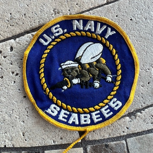 Vintage | Accessories | Vintage Us Navy Seabees Patch | Poshmark
